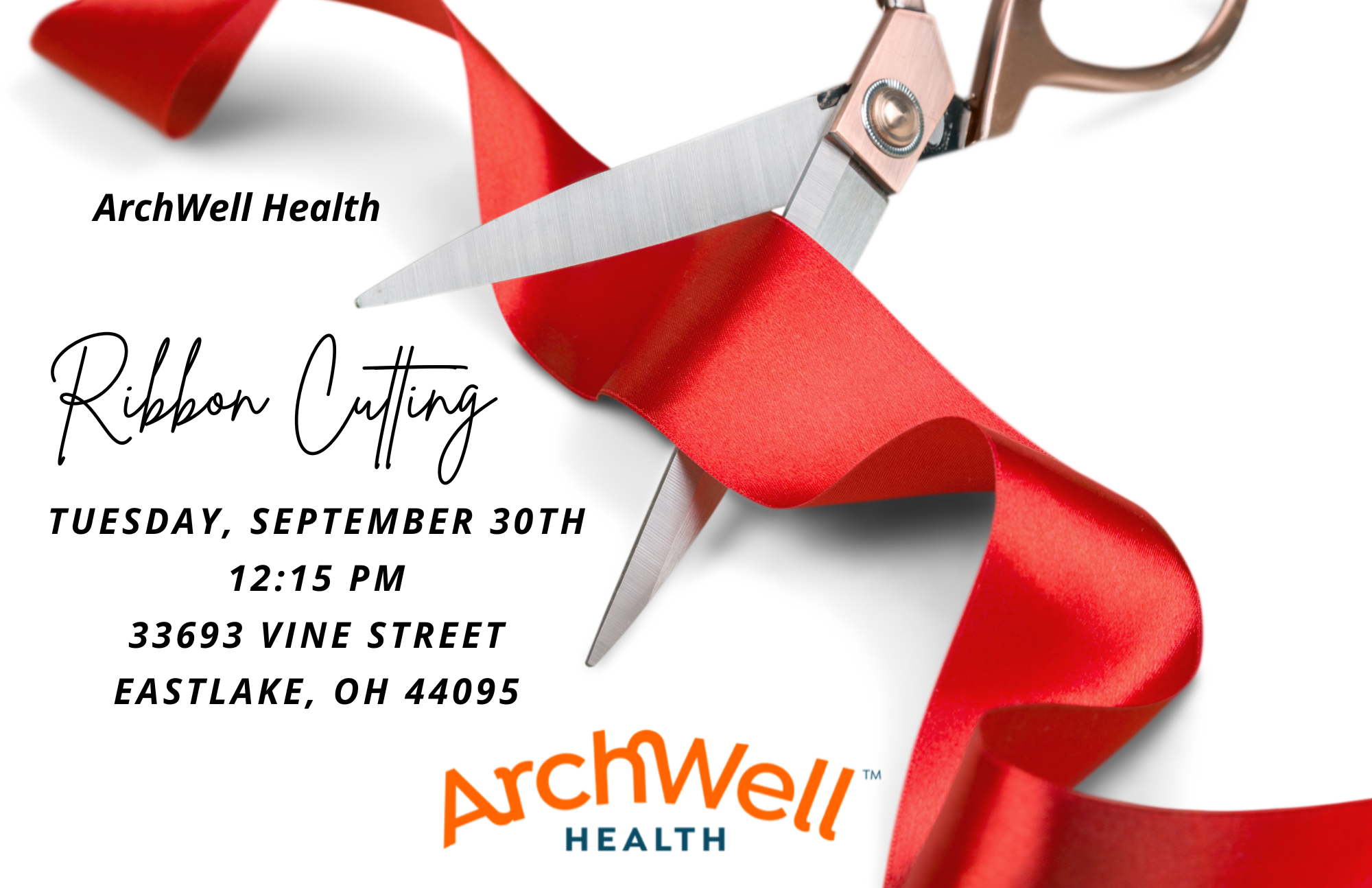 Grand Opening & Ribbon Cutting for ArchWell Health - Willoughby Western ...